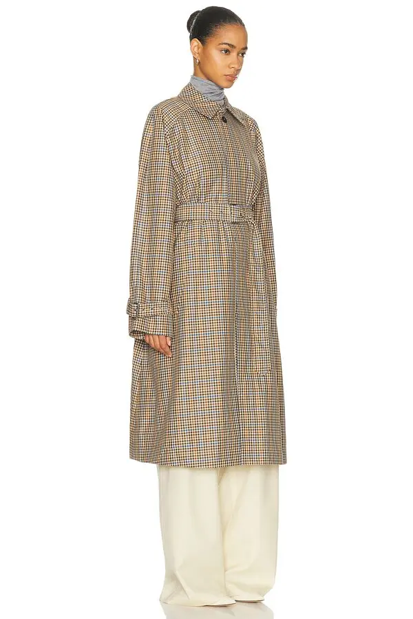 FRAME The Plaid Mac Coat - Mocha Check