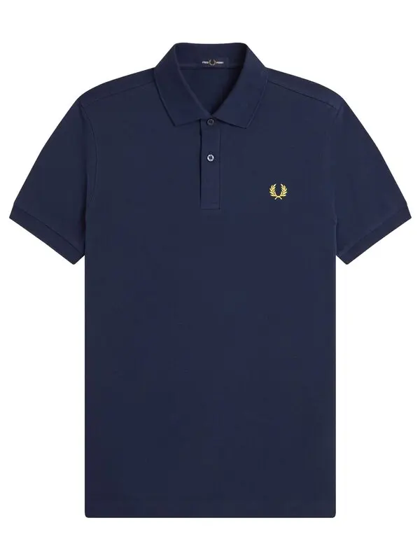 Fred Perry Polo With Logo - Blue