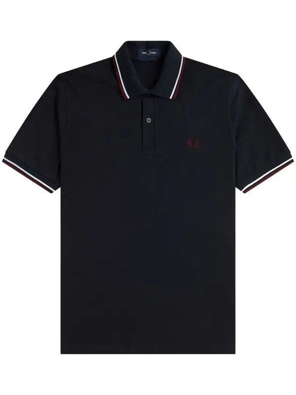 Fred Perry Polo With Logo - Blue