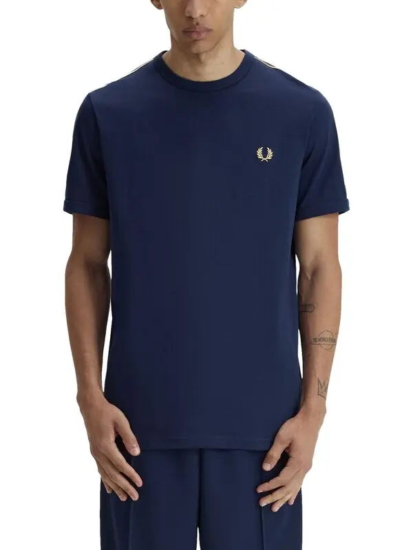 Fred Perry T-shirt With Logo - Blue