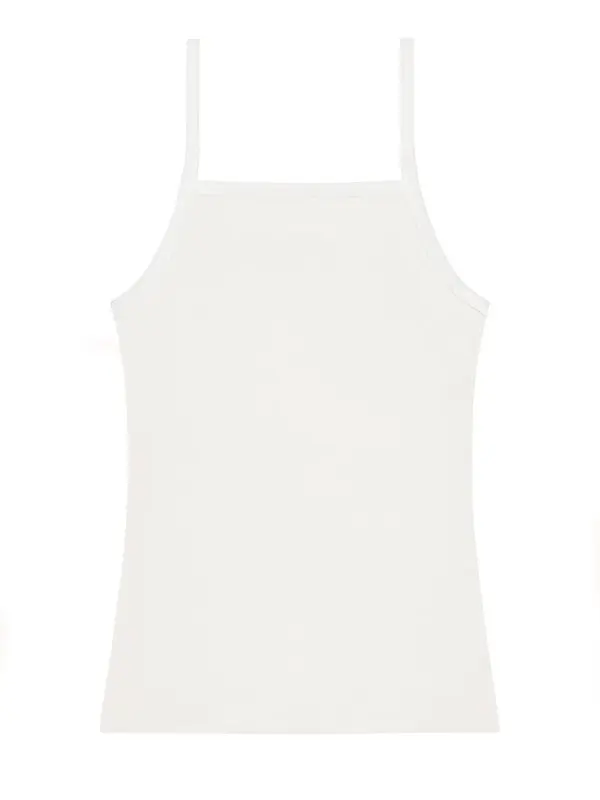 COURREGES Contrasting Tank Top