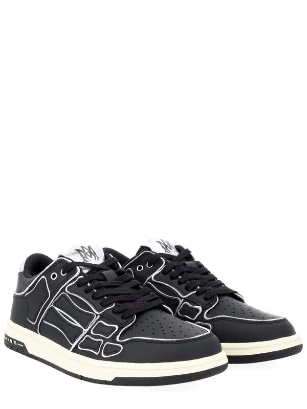 Amiri Skel Top Low Sneakers - Black