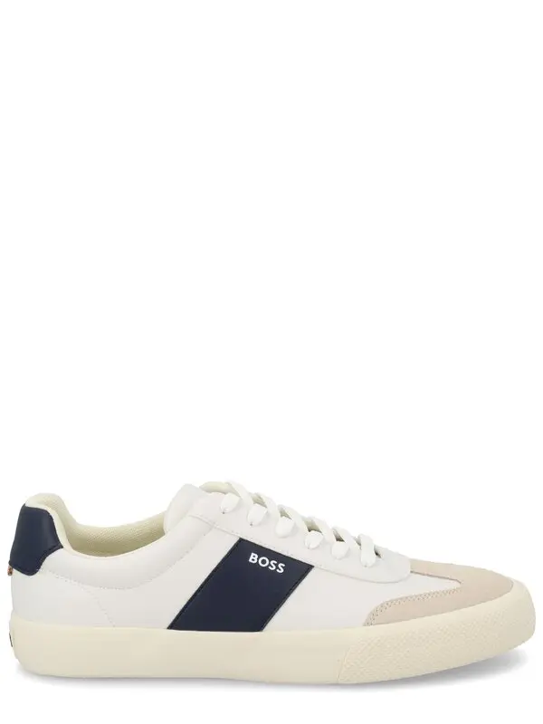 BOSS Sneaker With Logo - White