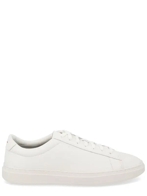 BOSS Leather Sneaker - White