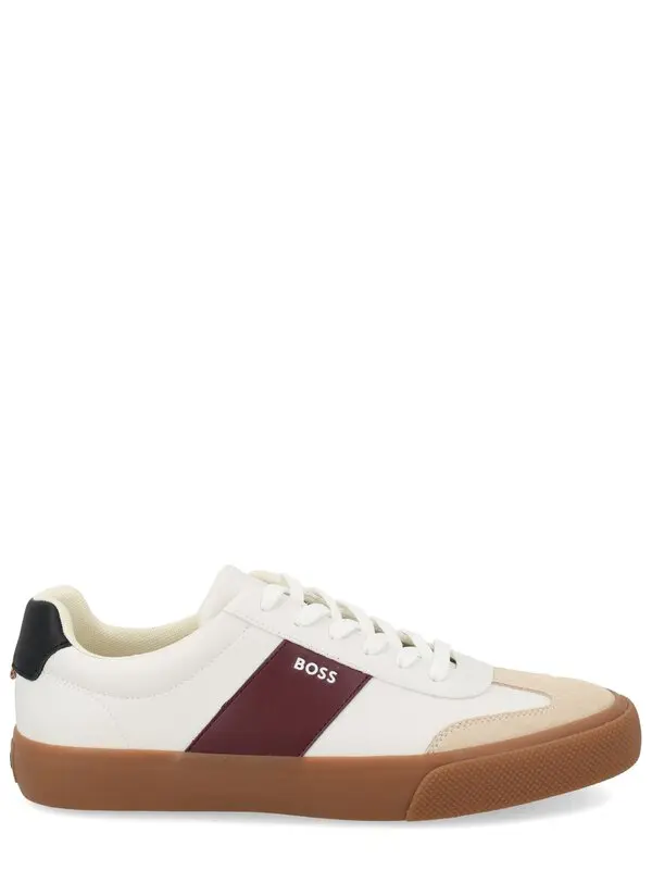 BOSS Sneaker With Logo - White