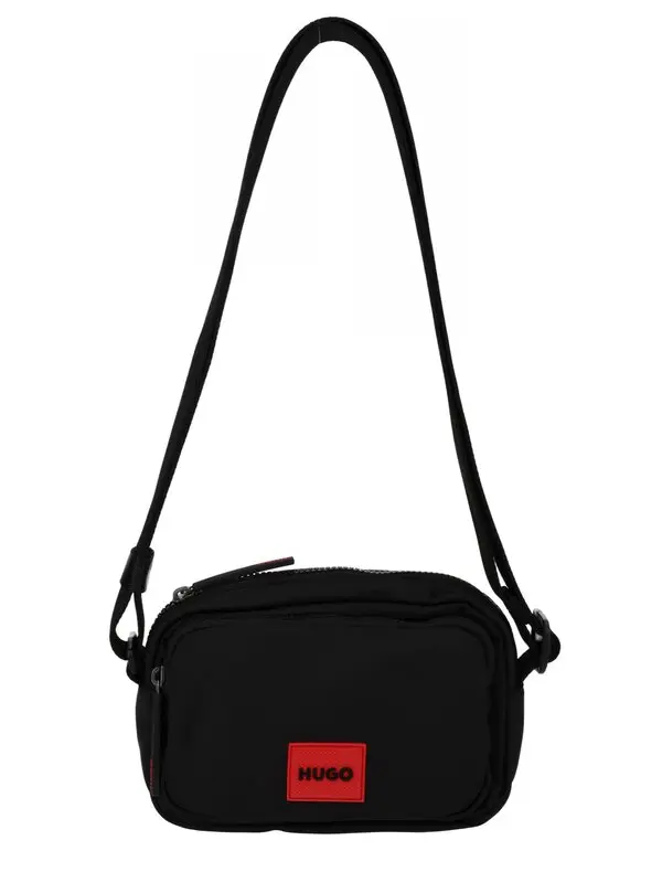 Hugo Shoulder Bag With Logo - Black