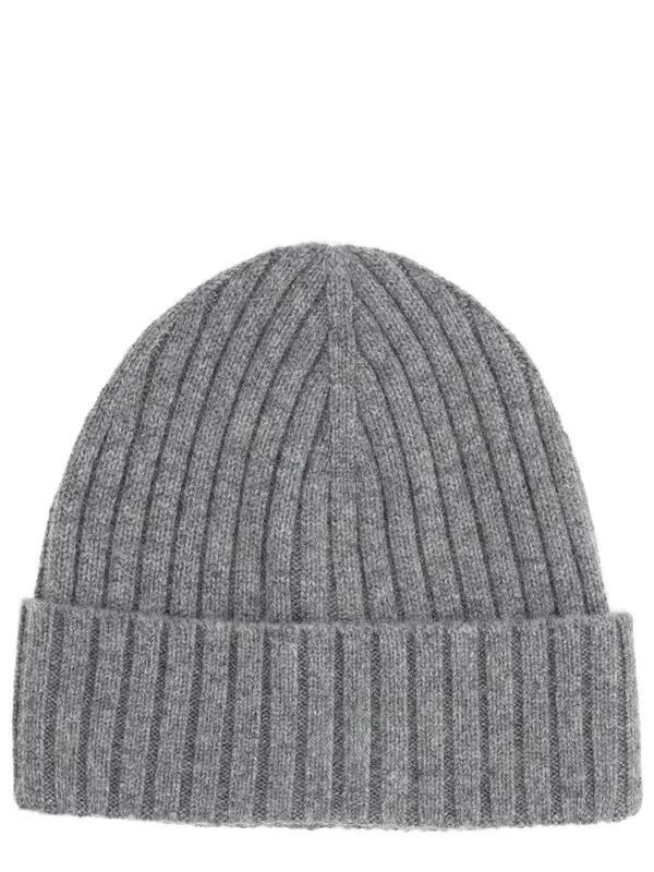 SPORTY & RICH Ribbed Beanie With Logo