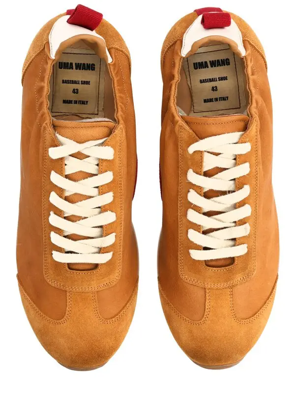 UMA WANG Leather Sneakers - Beige
