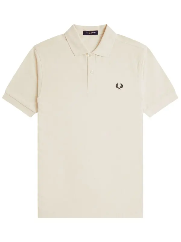 Fred Perry Polo With Logo - Ivory