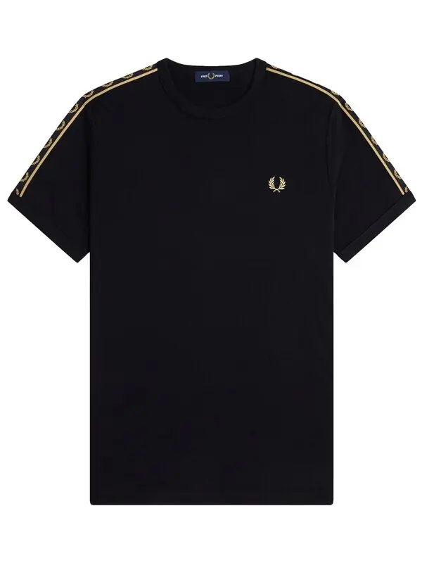 Fred Perry T-shirt With Logo - Black