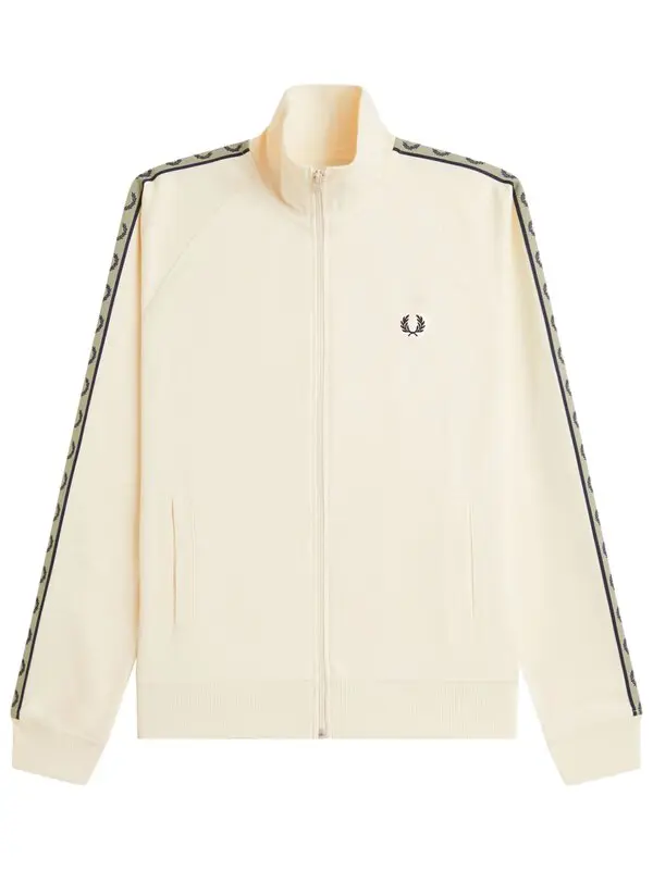 Fred Perry Sweatshirt With Logo - Ivory