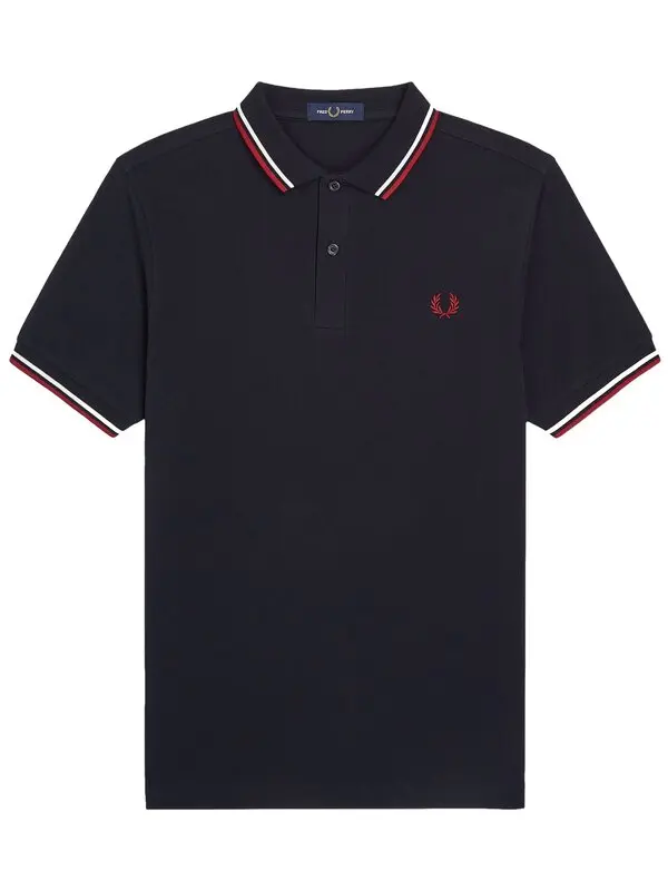 Fred Perry Polo With Logo - Blue