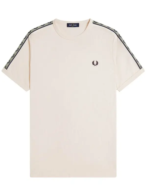 Fred Perry T-shirt With Logo - Ivory