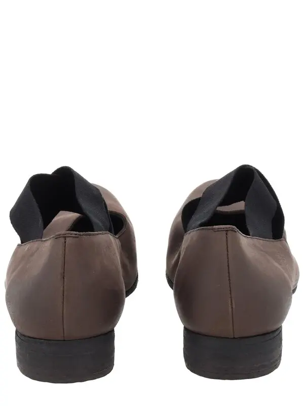 UMA WANG Leather Ballerinas - Brown