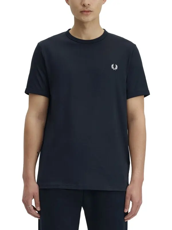 Fred Perry T-shirt With Logo - Blue