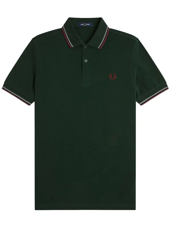 Fred Perry Polo With Logo - Green