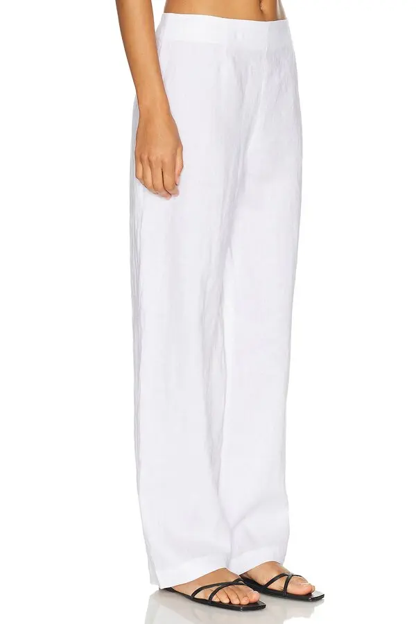 AEXAE Linen Flat Pant