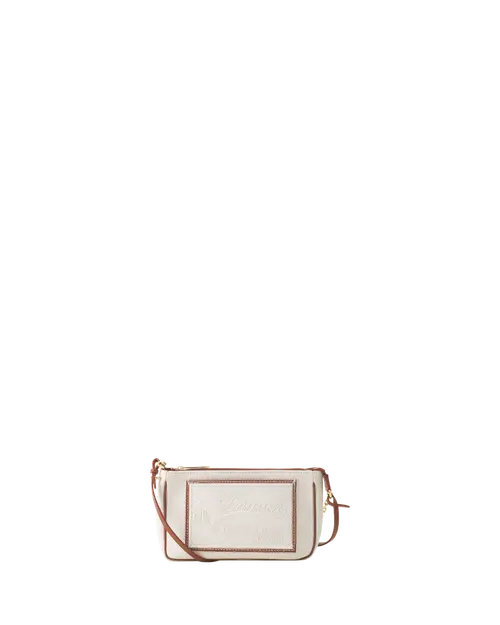 LANVIN Compagnon Small Zipped Shoulder Bag - Brown