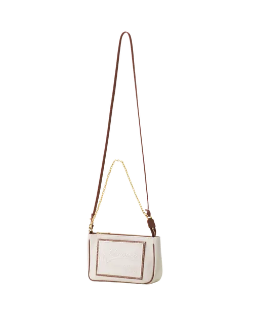 LANVIN Compagnon Small Zipped Shoulder Bag - Brown