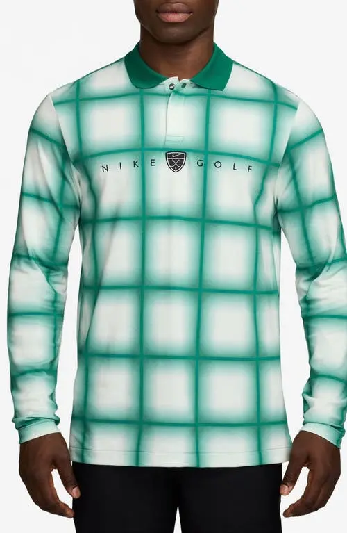 Nike Check Plaid Polo - Malachite/malachite
