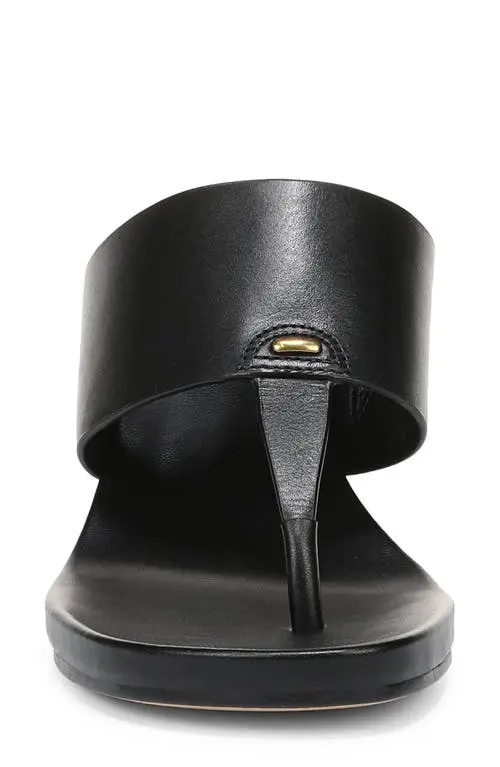 Franco Sarto Talea Calf Hair Wedge Sandal - Black