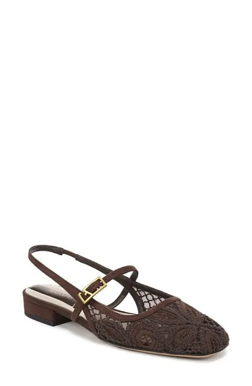 Franco Sarto Destin Slingback Flat - Umber Brown