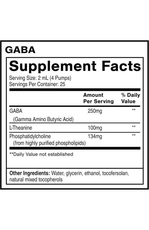 QUICKSILVER SCIENTIFIC Liposomal Gaba And L Theanine Supplement