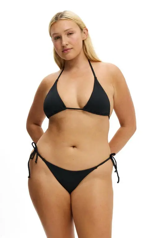 Cotton:on Triangle Bikini Top - Black