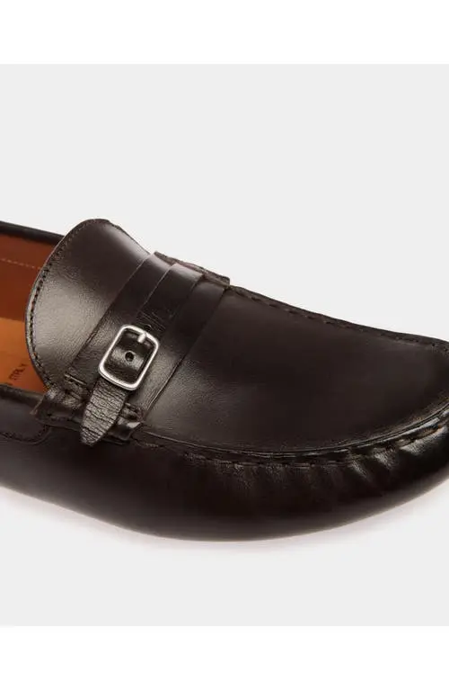 Bally Driver In Buffalo Leather