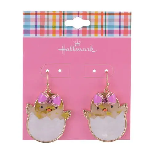 HALLMARK Baby Chick Dangle Earrings
