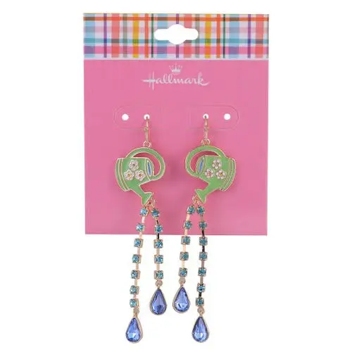 HALLMARK Springtime Watering Can Earrings