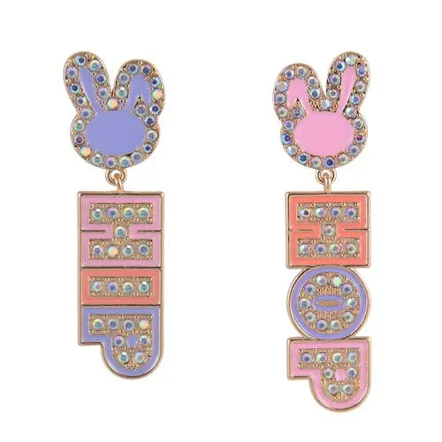 HALLMARK Easter Hip Hop Bunny Earrings