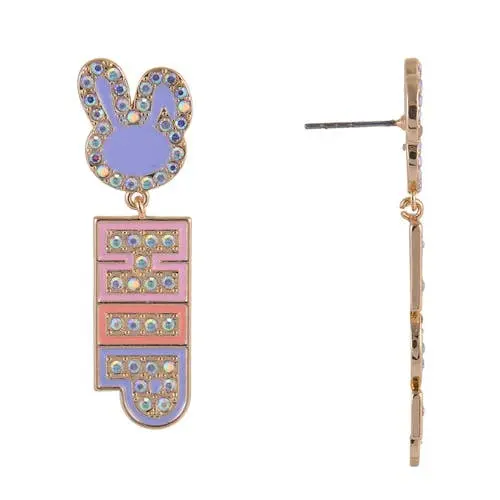 HALLMARK Easter Hip Hop Bunny Earrings