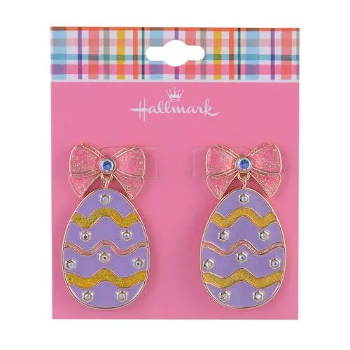 HALLMARK Easter Egg Dangle Earrings