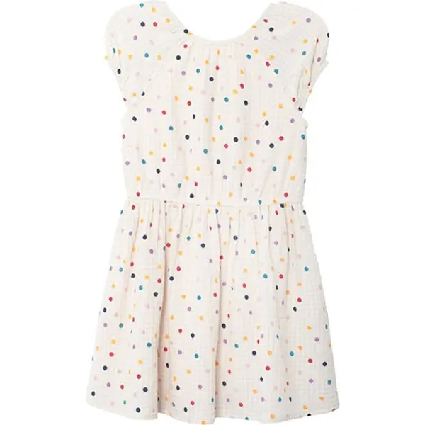 MABEL + HONEY Confetti Cutie Cap Sleeve Dress - Ivory