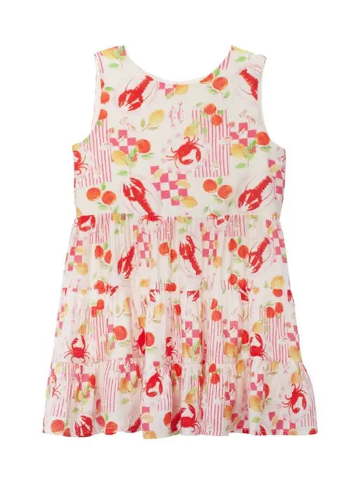 MABEL + HONEY Coastal Catch Sleeveless Dress - Pink