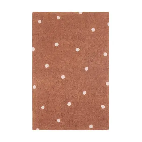 LORENA CANALS Washable Rug Mini Dot - Chestnut/ Natural