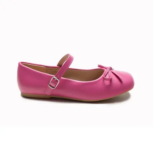 TULLEEN Julietta Bow Flats - Pink