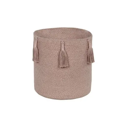 LORENA CANALS Basket Woody - Vintage Nude Linen
