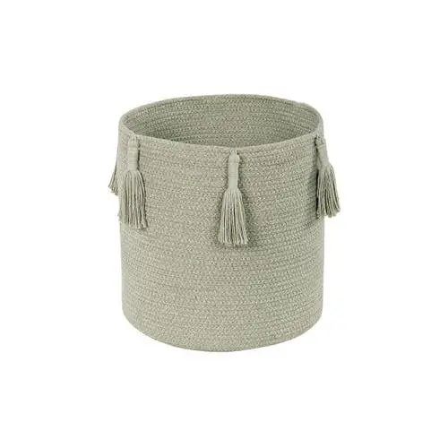 LORENA CANALS Basket Woody - Dk Olive/ Lt Olive