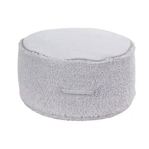 LORENA CANALS Round Pouf - Pearl Grey