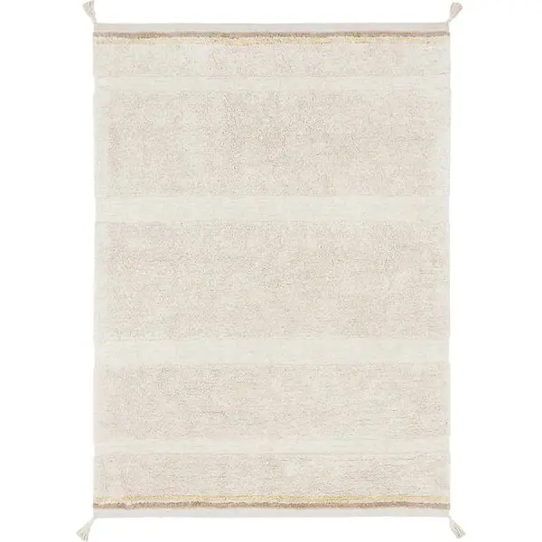 LORENA CANALS Washable Rug Bloom - Natural/ Rose/ Linen