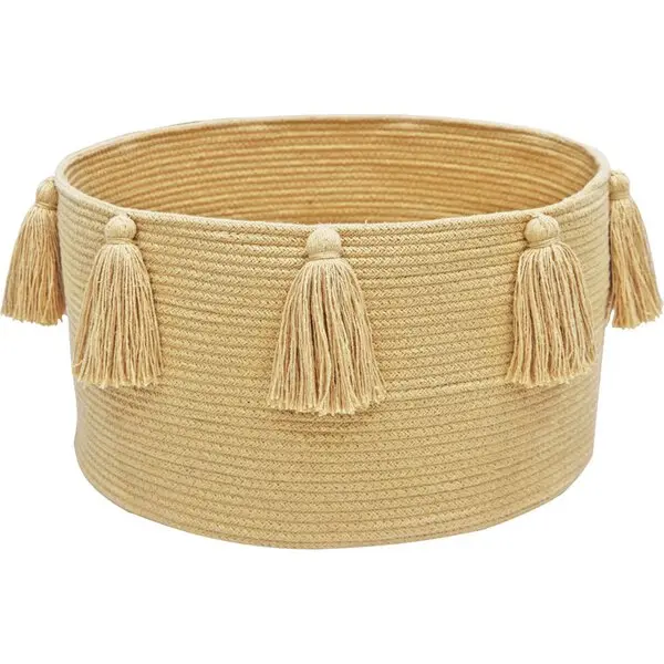 LORENA CANALS Basket New Tassels - Honey