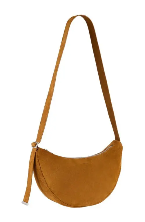 Sandro Small Zipped Split Leather Hobo