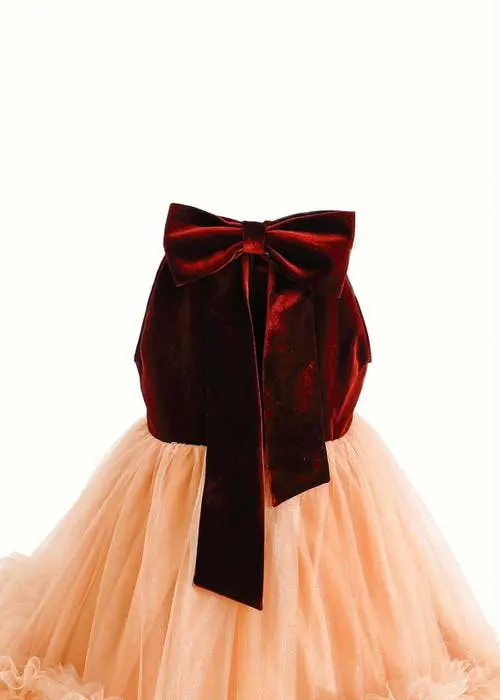 TULLEEN Tulle Pom-pom Dress