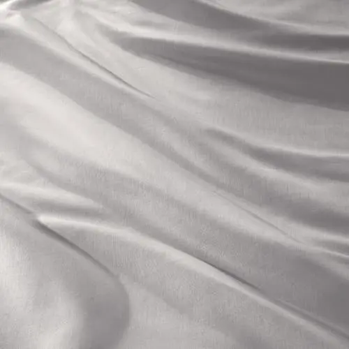 BARE HOME 400 Thread Count Organic Cotton Sateen Duvet Cover And Sham Set