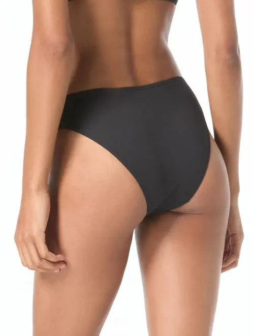 Michael Kors Rhinestone Embellished Bikini Bottom - Black