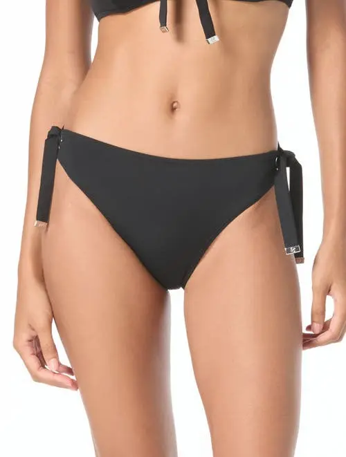 Michael Kors Grommet Detail Bikini Bottoms - Black