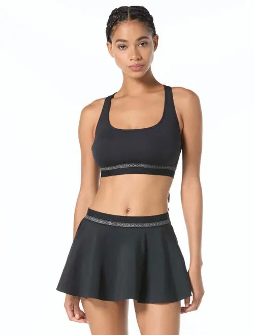 Michael Kors Signature Scuba Cross Back Bra Top