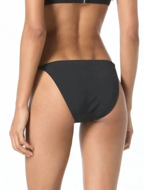 Michael Kors Oval Link Bikini Bottom - Black